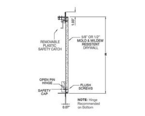 WB DWAL 414 Series Access Panel Sizes & Specifications - WB Doors