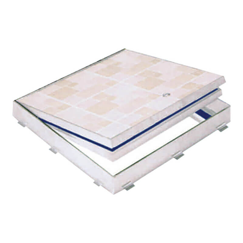 36 x 48 Recessed Fire-Rated Aluminum Floor Hatch for Concrete or Tile ...