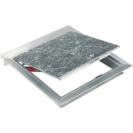 Recessed Aluminum Floor Hatch / Door for Vinyl Tile & Carpet | WB R-APS ...