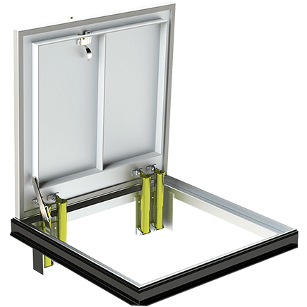 Recessed Aluminum Floor Hatch for Architectural Flooring | WB Type TER ...