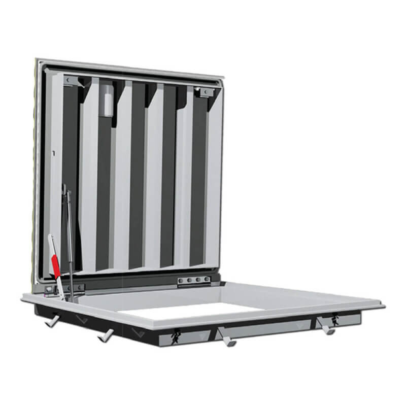 30 x 48 Watertight Aluminum Diamond Plate Floor Hatch - WB W-APS 8100 ...