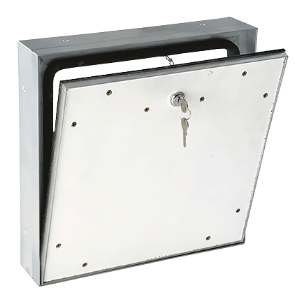 Frameless Watertight Exterior Facade Access Door | WB EXT-DWAL 1650